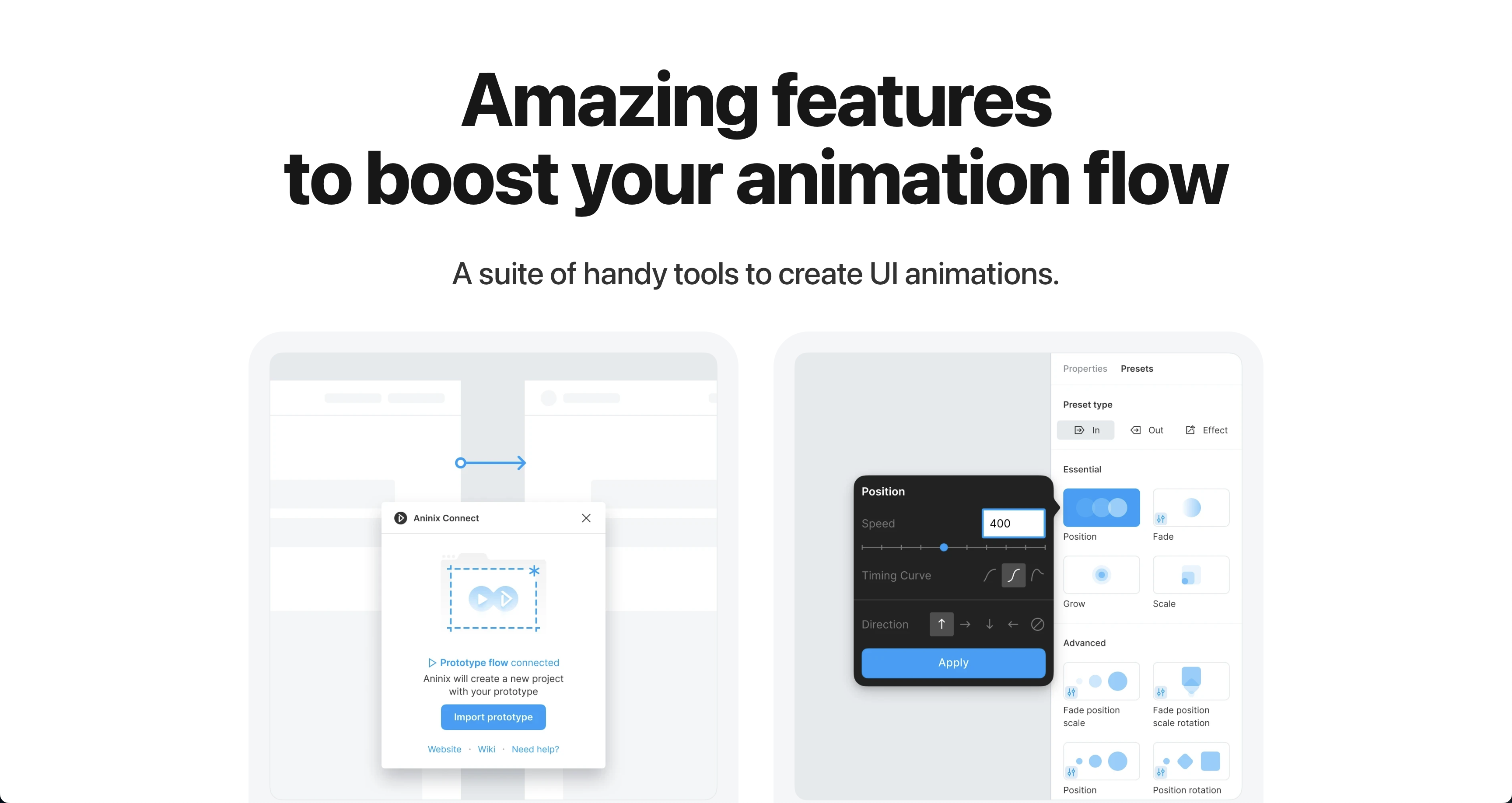 Aninix · Amazing features to boost your animation flow
