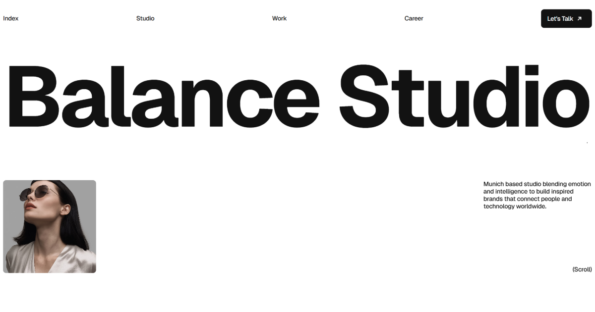 Balance Studio Framer Minimal Studio Template