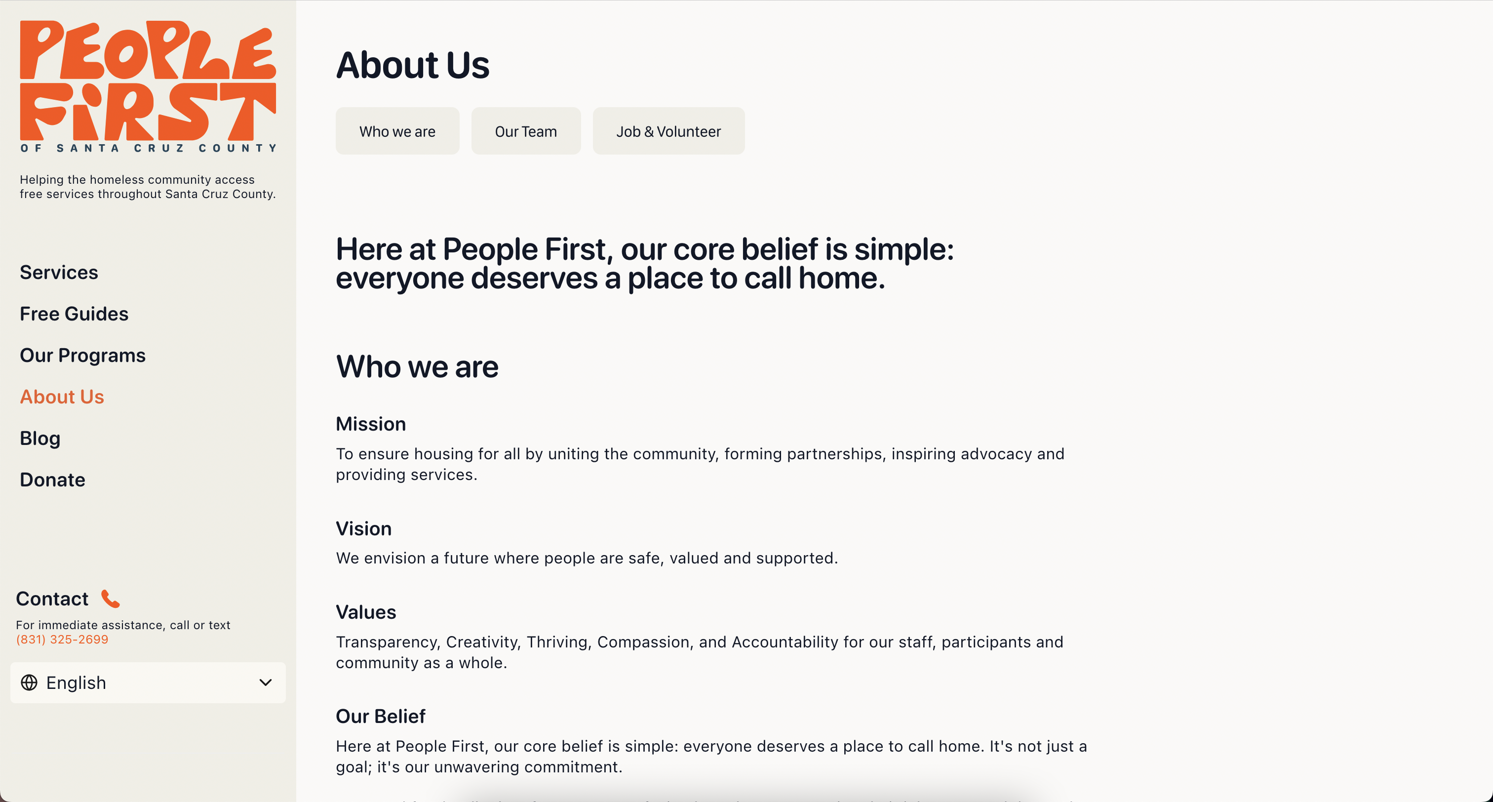 About - People First