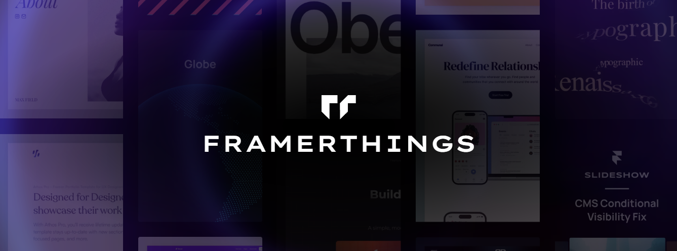 The Best Library of Framer Components - FramerThings