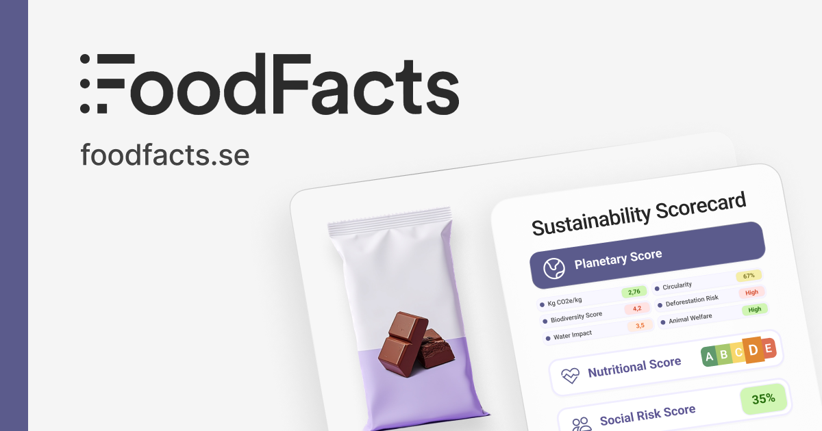 FoodFacts – Unleashing the power of food data