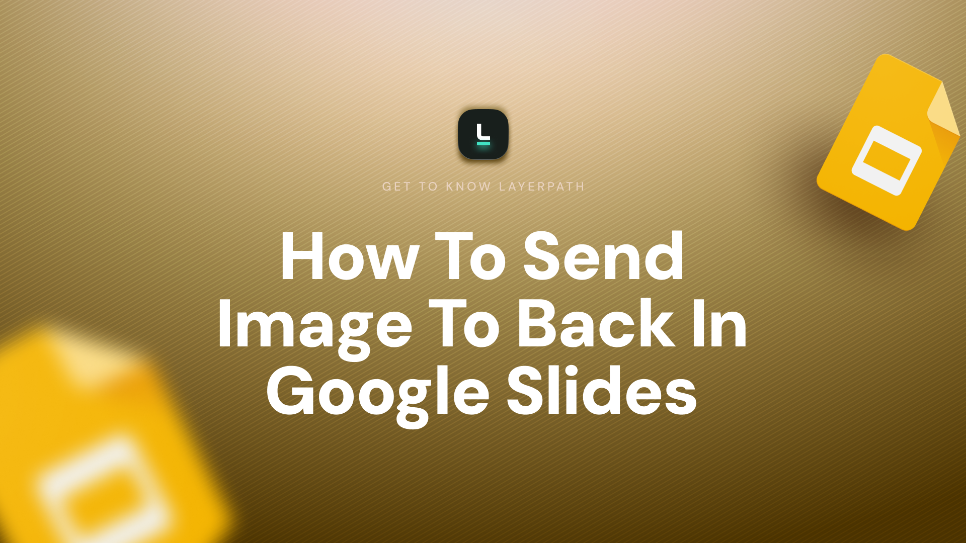 How To Send Image To Back In Google Slides