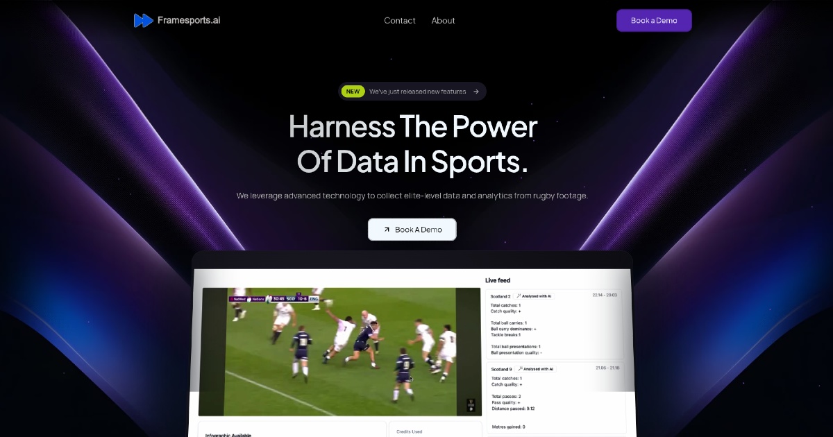 Framesports.ai | Rugby Video Analysis