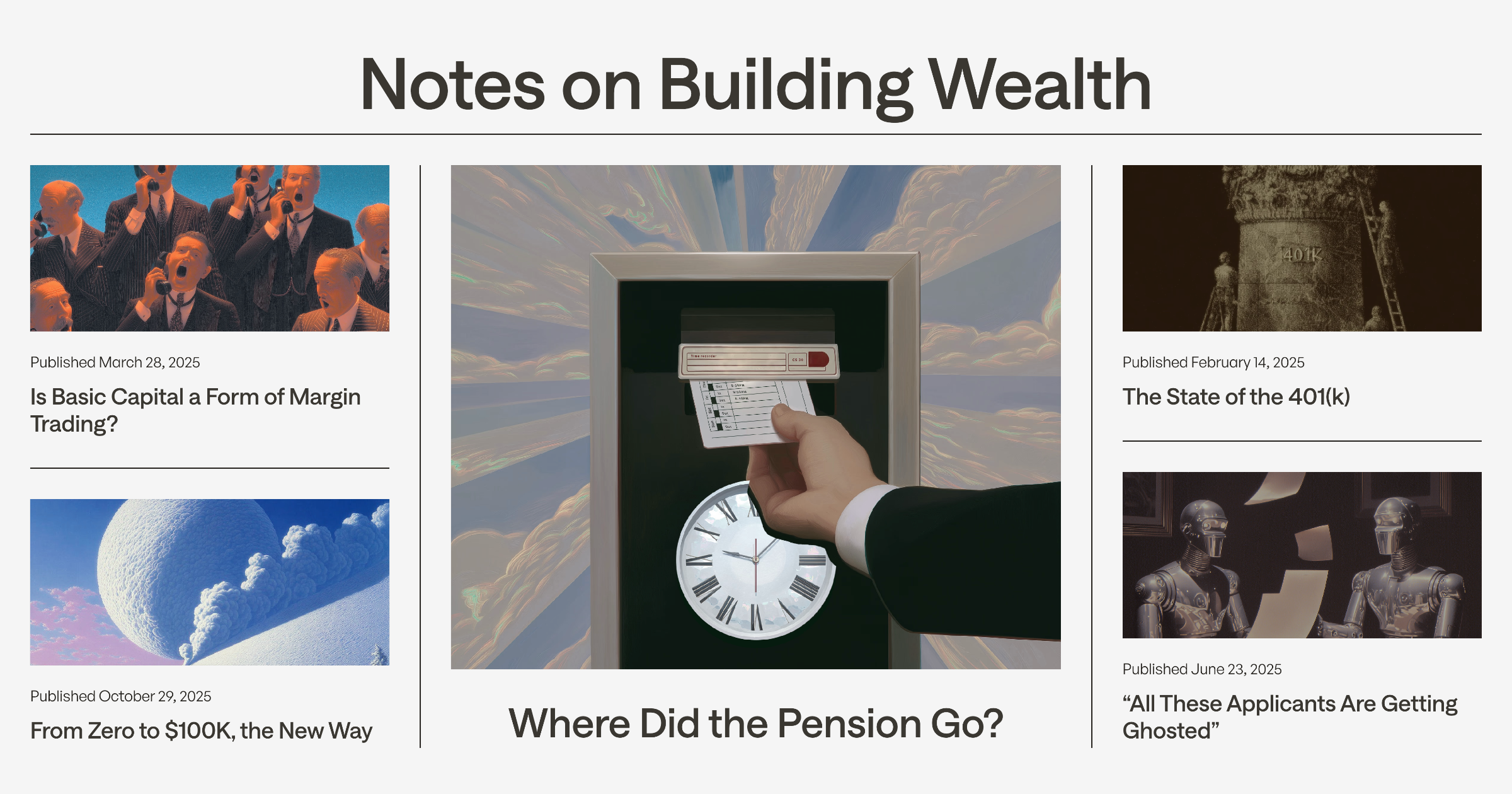 Basic Capital | Notes on Building Wealth