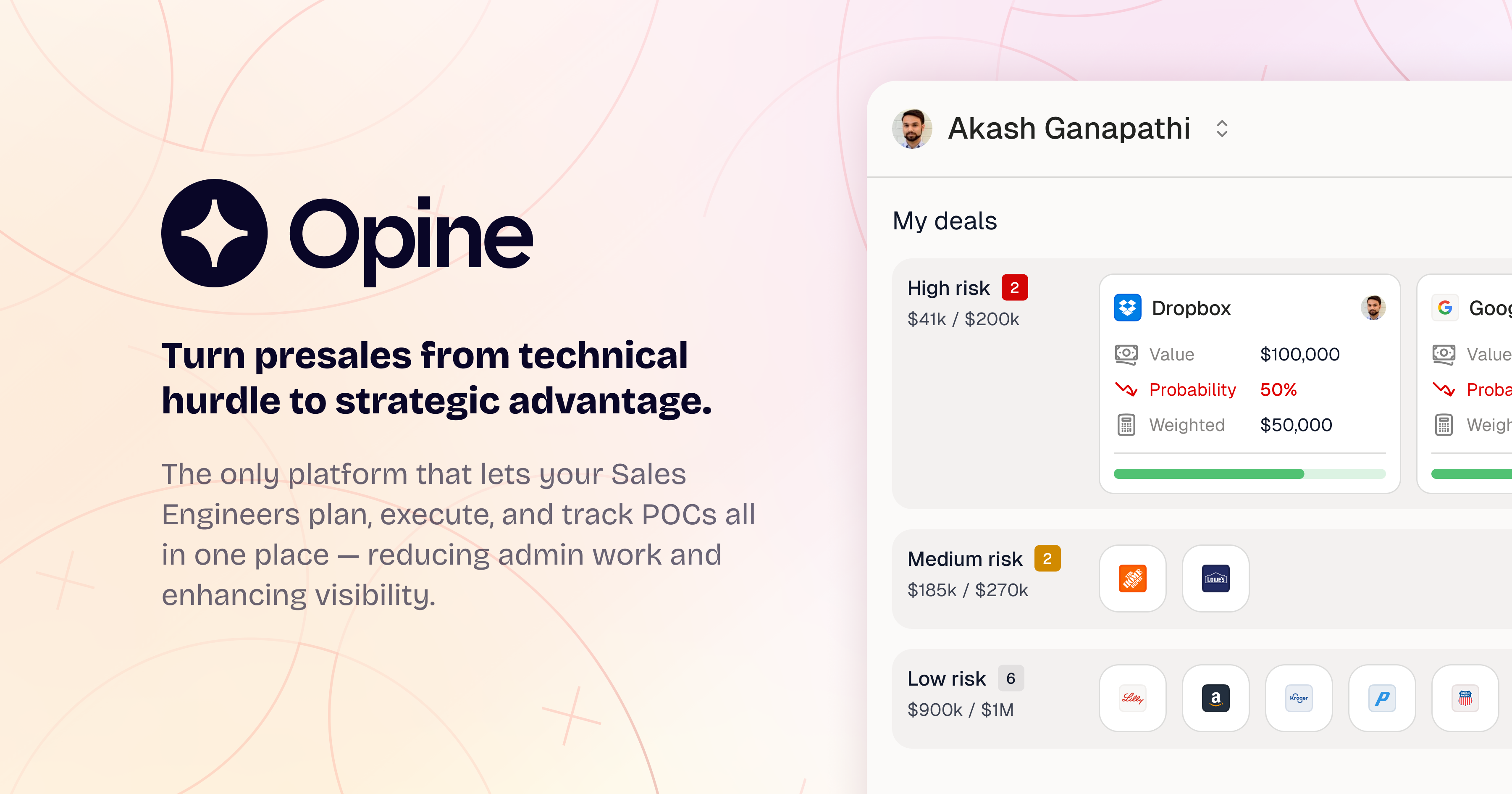 Opine | AI-Powered Presales Software