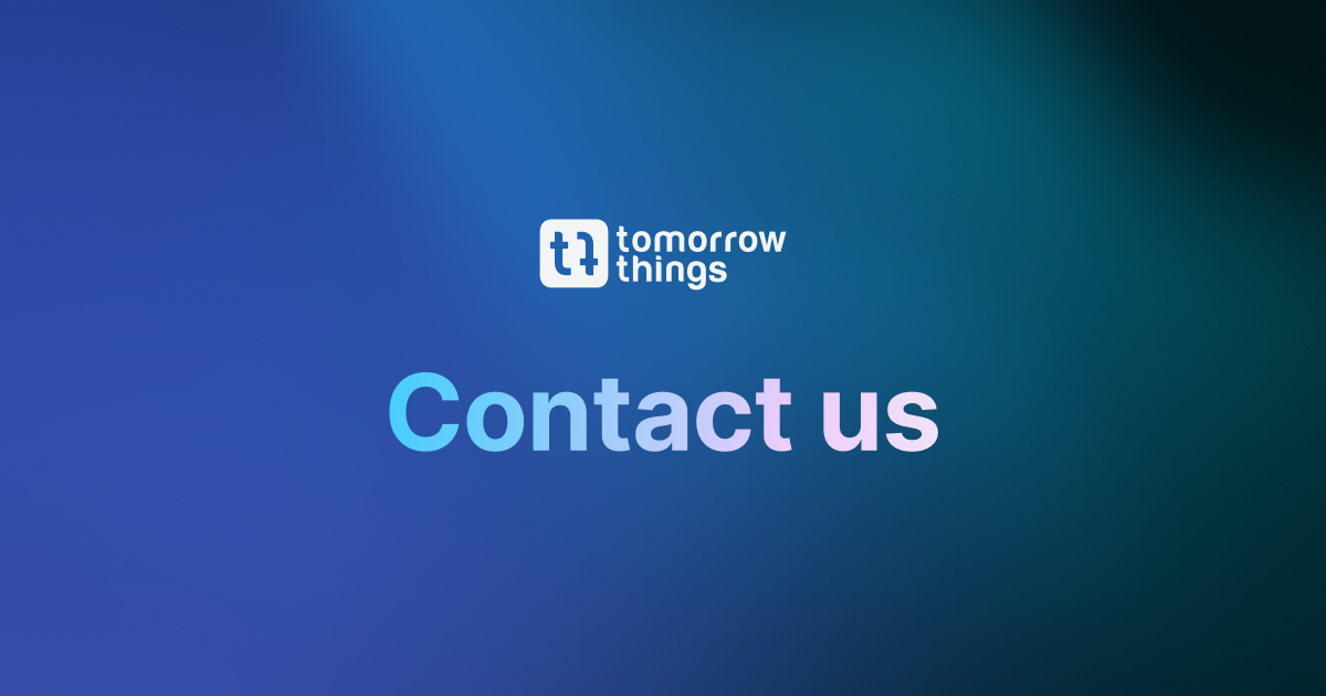 TomorrowThings | Contact us