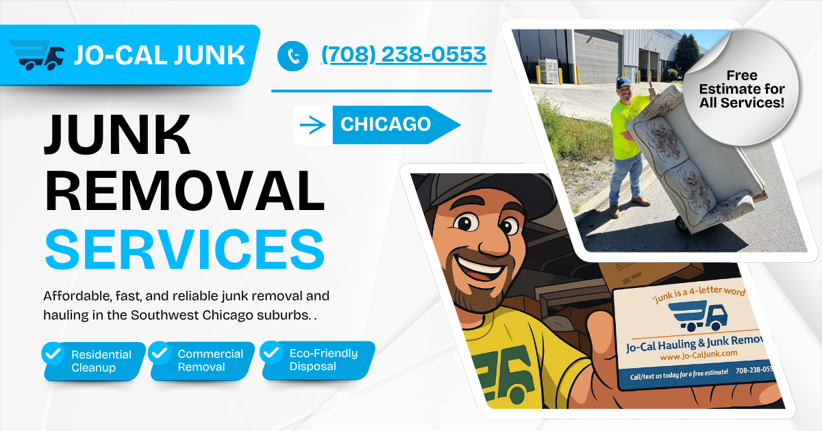 #1 Junk Removal in Southwest Chicago Suburbs