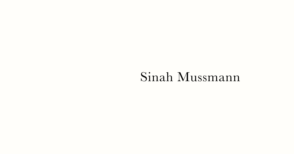 Sinah Mussmann