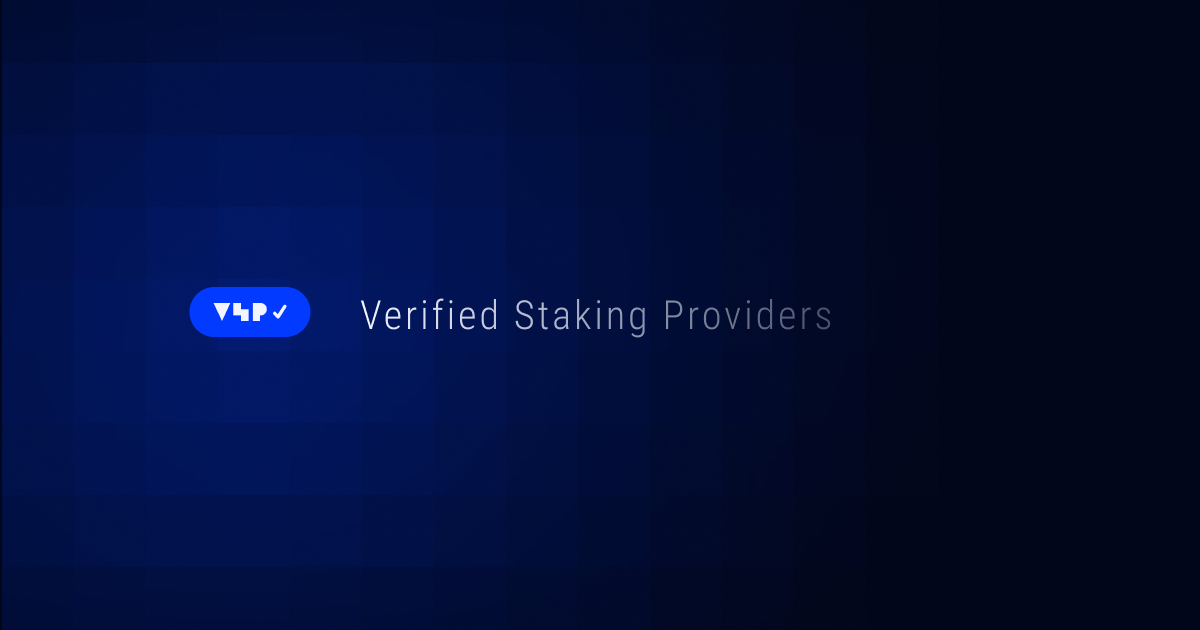Verified Staking Provider (VSP) | Staking Rewards