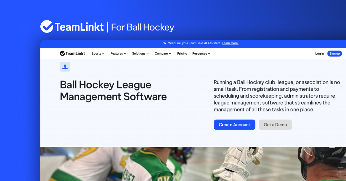 Ball Hockey League Management Software | TeamLinkt