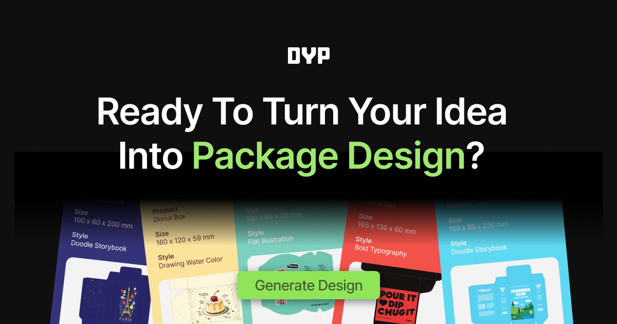 DYP.ai - Generative AI Packaging Design & Print-Ready Files