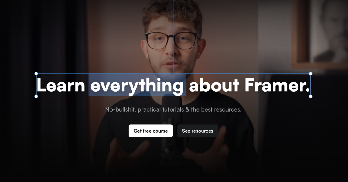 #1 Place to Learn Framer — Framer University