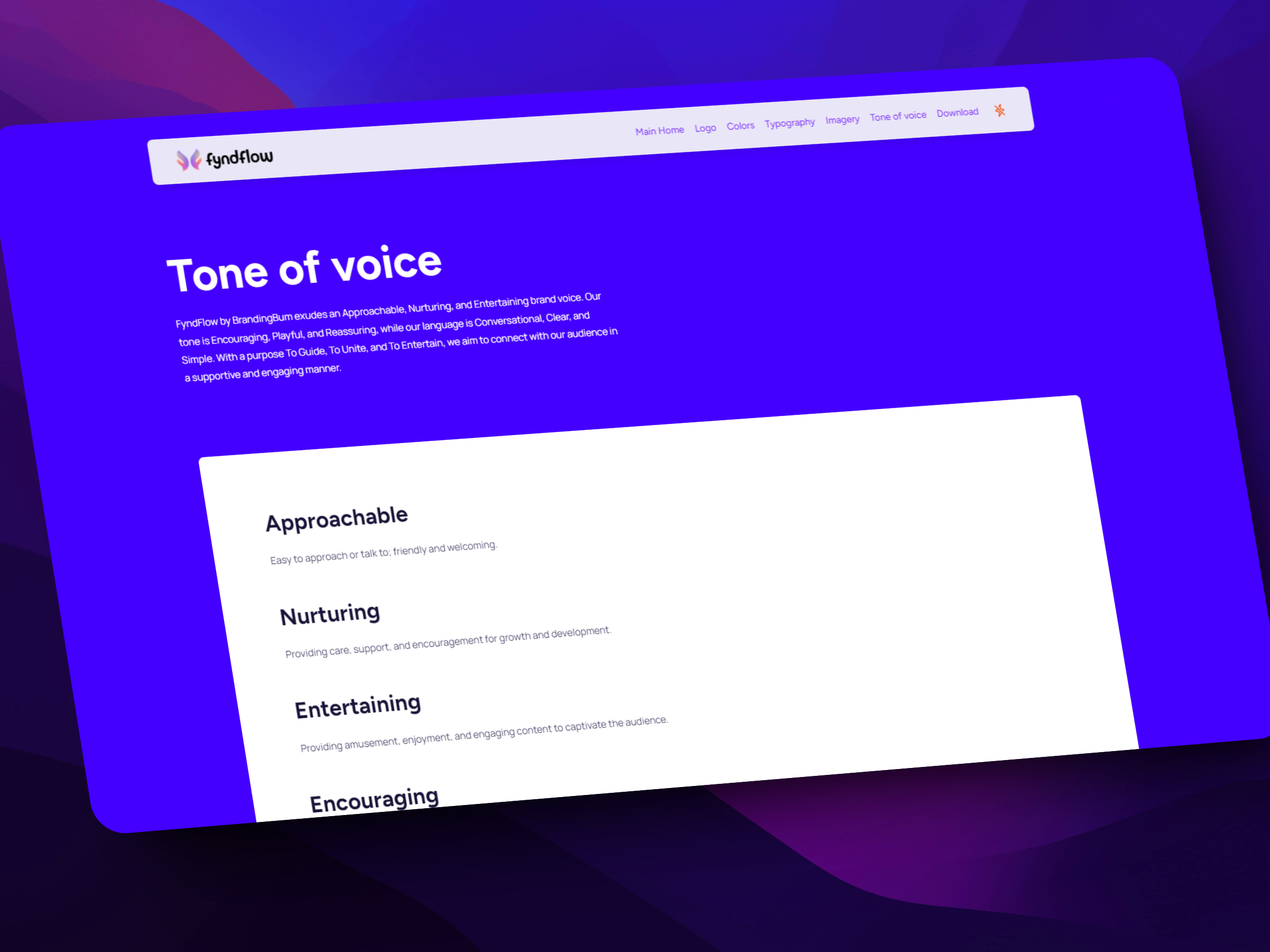 FyndFlow Brand Tone of Voice - Warm Tonality and Consistent Holistic ...