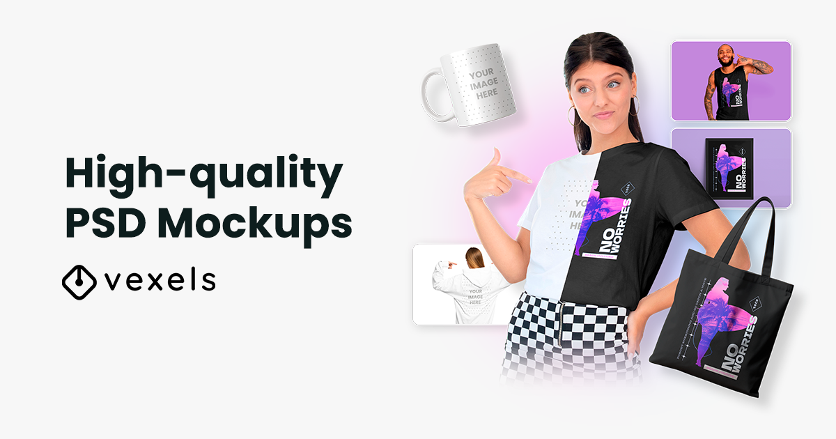 Download PSD Mockups | Templates of Merch Products
