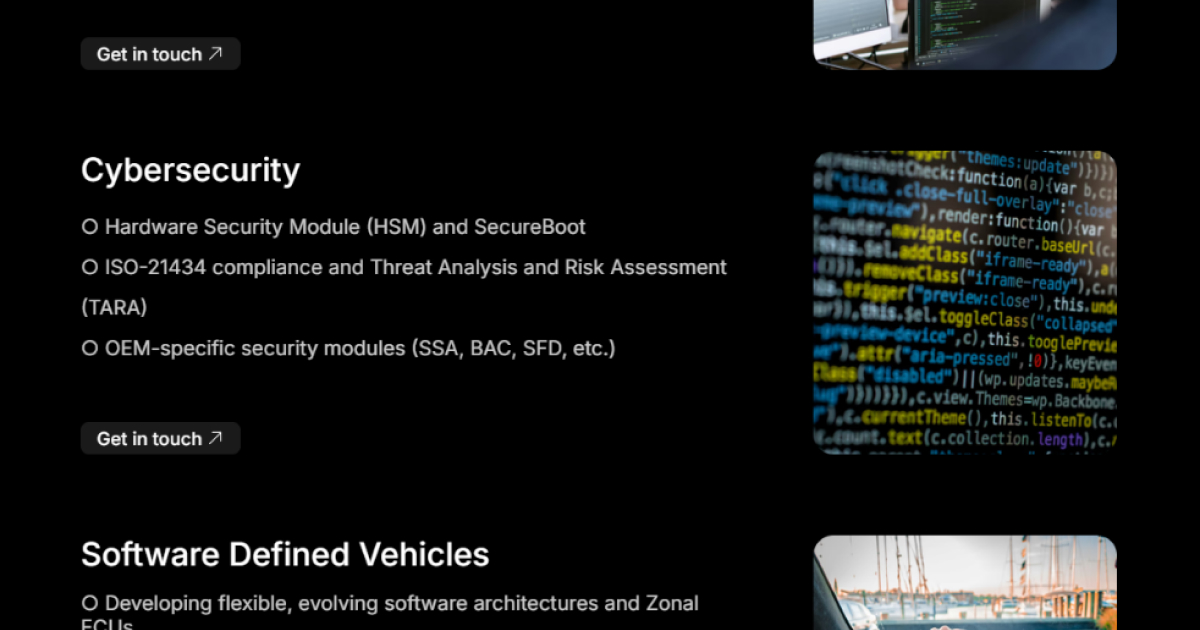 Services - Technical Solutions