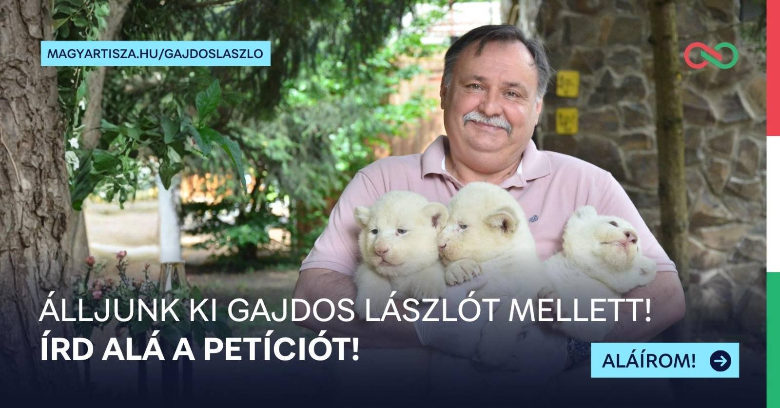 Álljunk ki Gajdos László, a Nyíregyházi Állatpark szeretett és elismert ...