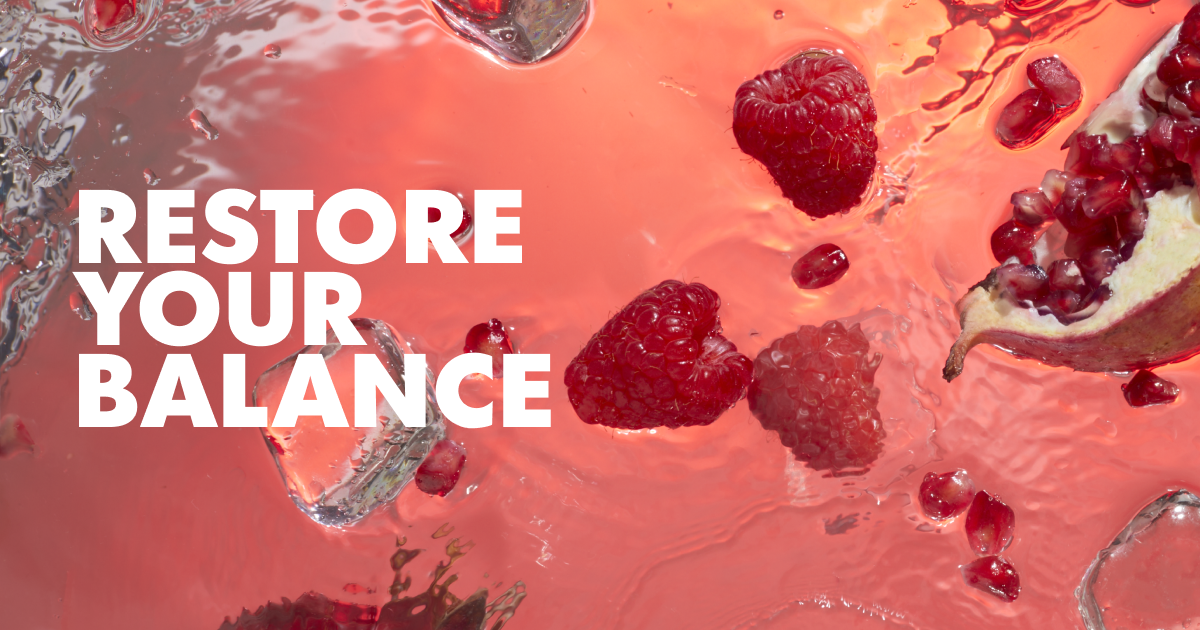 Aquablu Balance Flavor – Raspberry Pomegranate Vitamin Water
