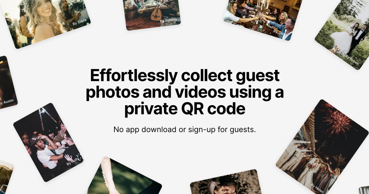 GuestSnap | Event Photo Sharing with QR Code