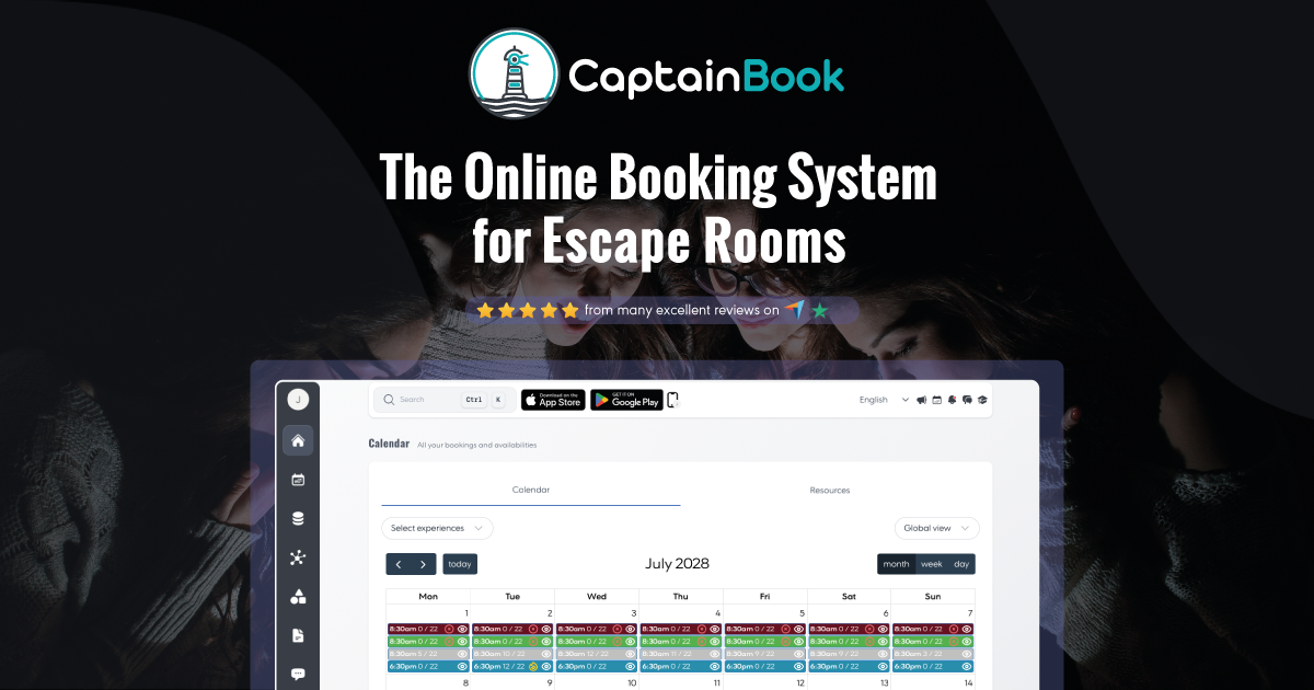 Online Booking Software for Escape Rooms