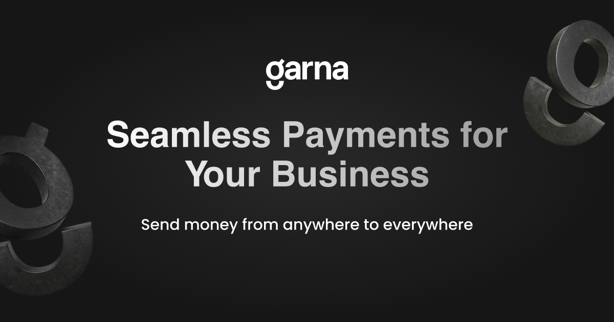 Garna — New Payment Solution