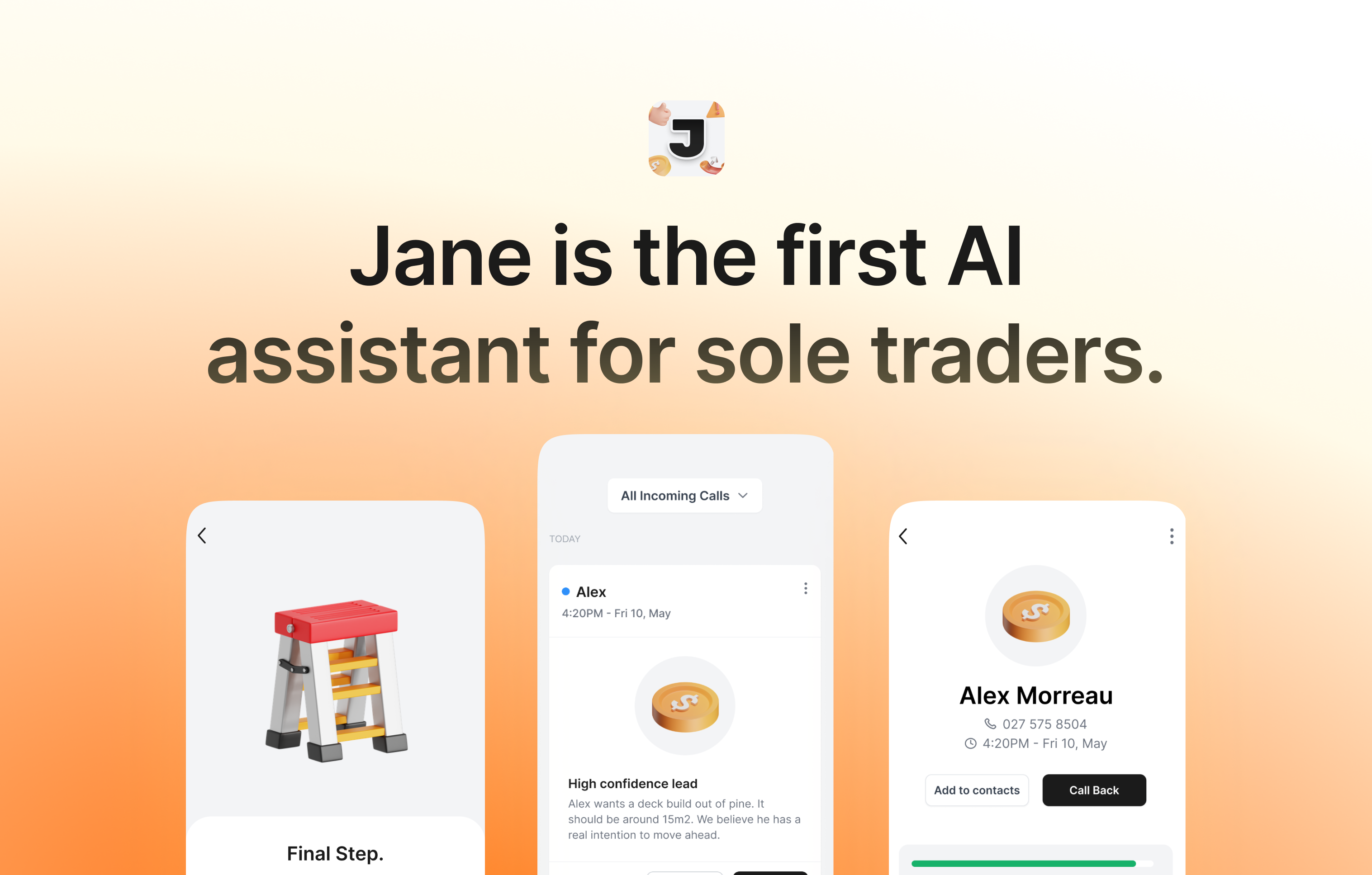 Jane: AI Assistant for Sole Traders