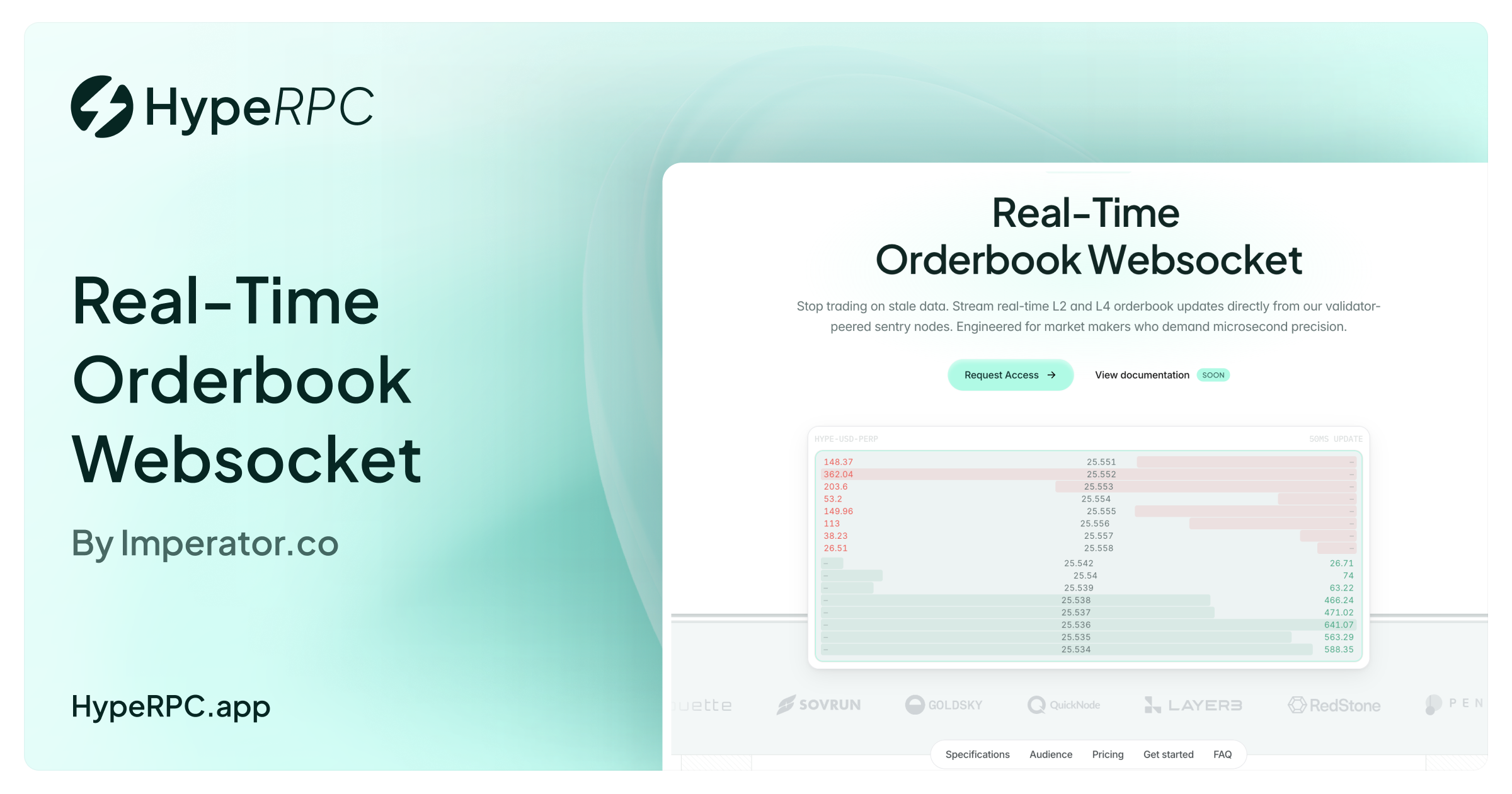 Real-Time Orderbook WebSocket | HyperRPC
