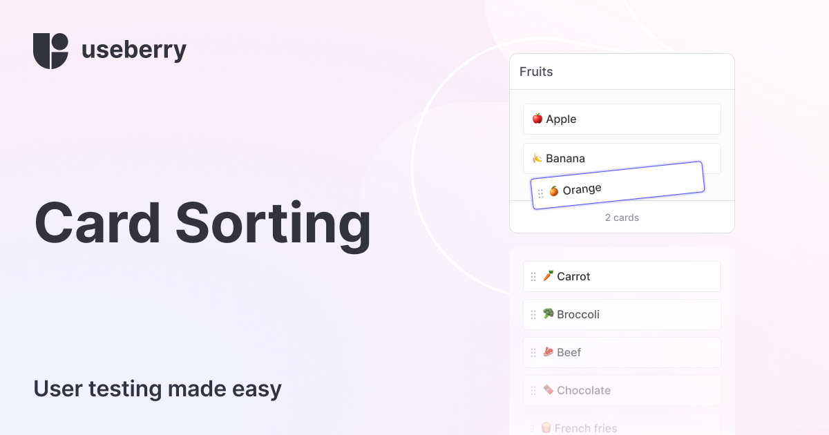 Card Sorting for Information Architecture