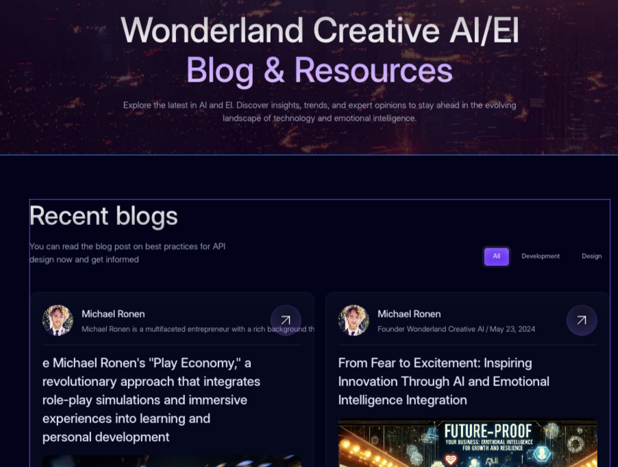 Wonderland Creative AI Blog