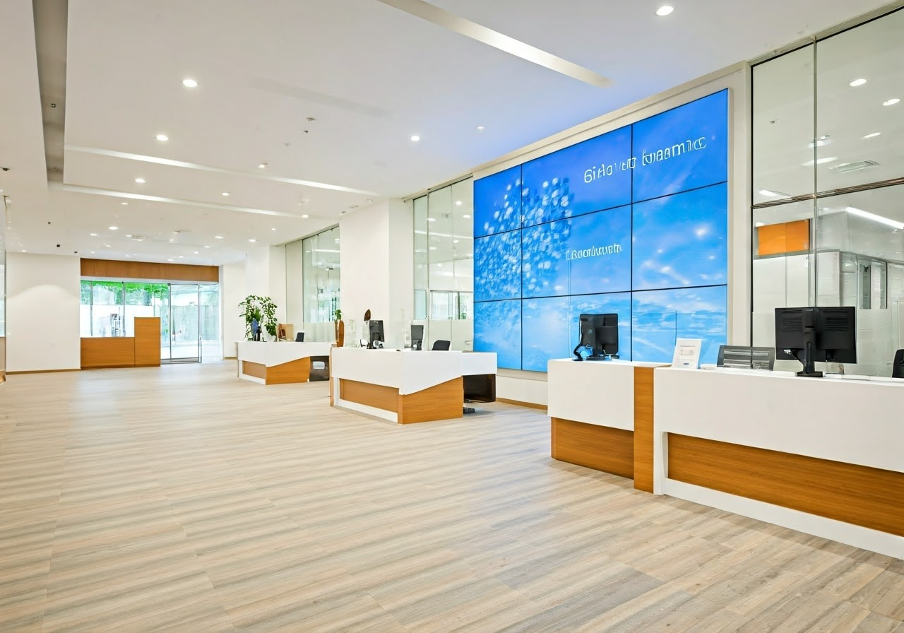 Professional Bank LED Display Equipment | Precision Industry LED Solutions