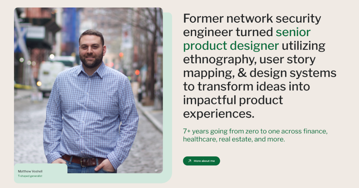 Matthew Voshell | Portfolio