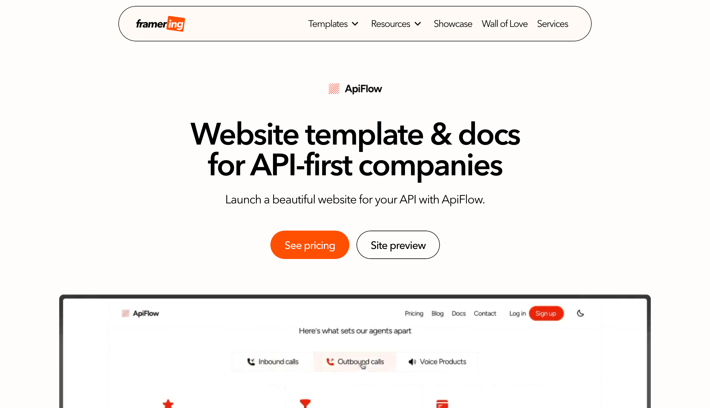 ApiFlow - website & documentation template for API-first companies