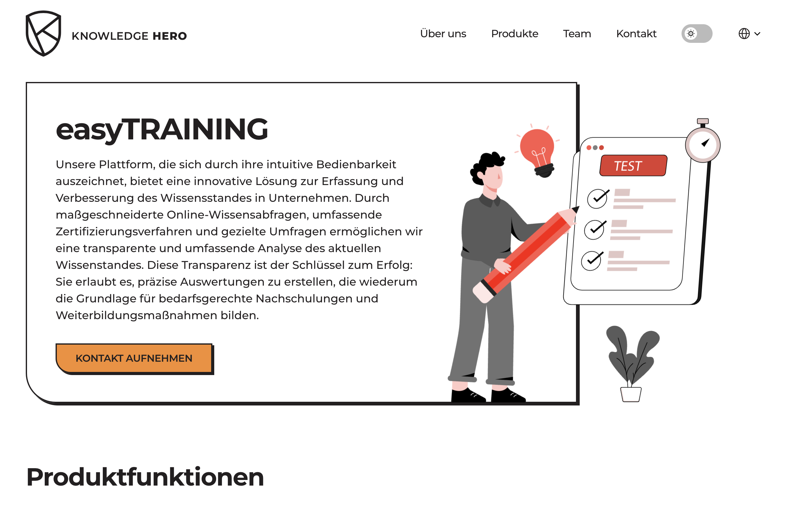 Knowledge Hero - intuitive platform for smart progress