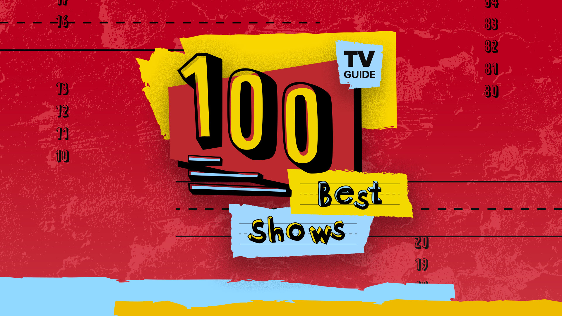 TV Guide 100 Best Shows Graphics + Cover
