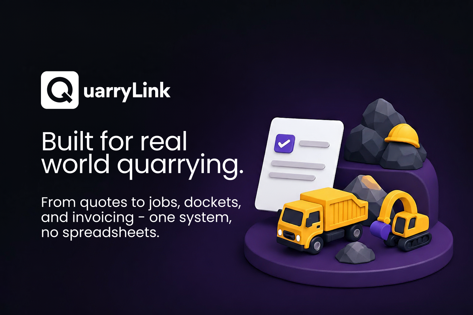 QuarryLink Suppliers & Quarries – Connect Your Supply Chain for Quarry Operations