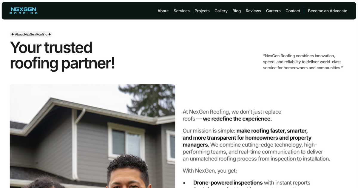 About NexGen Roofing | Colorado's #1 Roofing Team