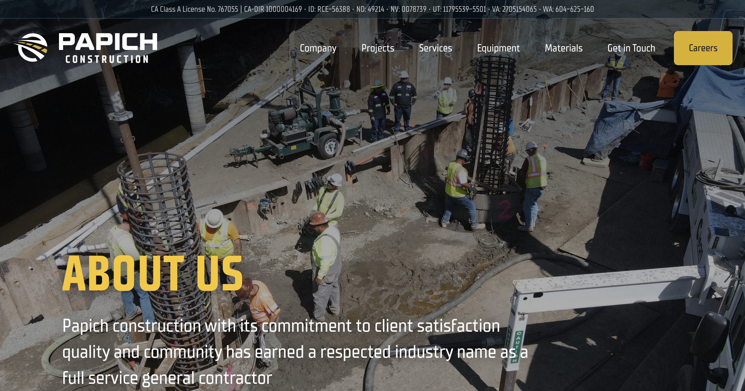 About Us - Papich Construction