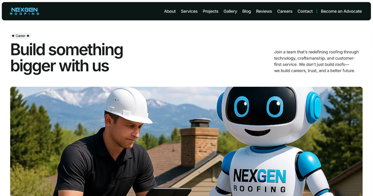 Build Your Career at NexGen Roofing | Colorado Roofing Jobs