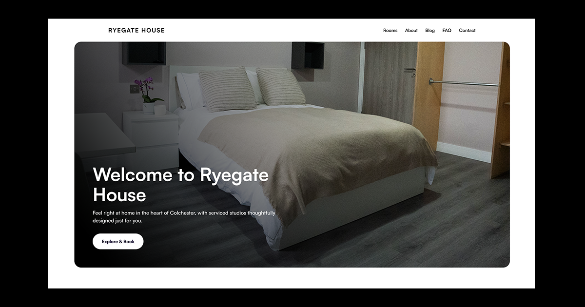 Ryegate House: Modern Studio Living in Colchester