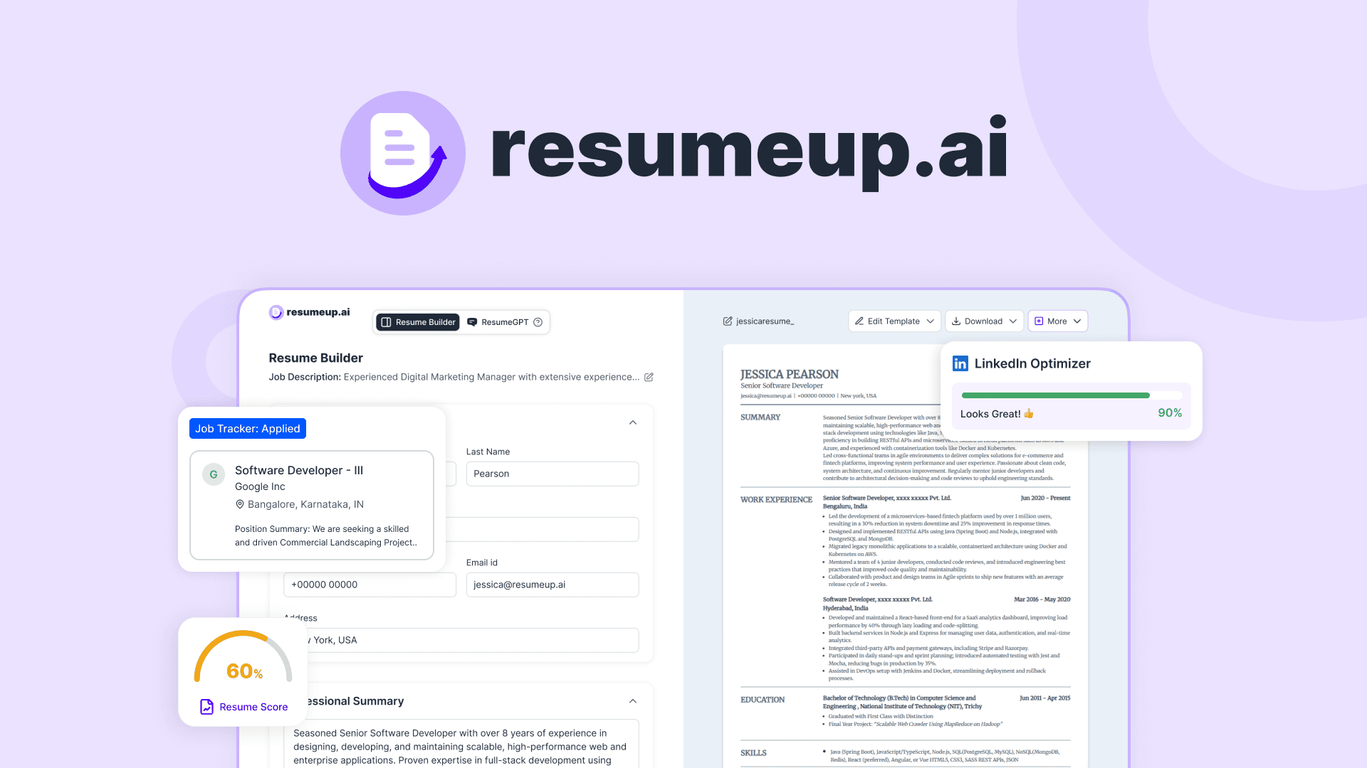 AI Resume Builder & ATS Checker — Tested Against Major ATS