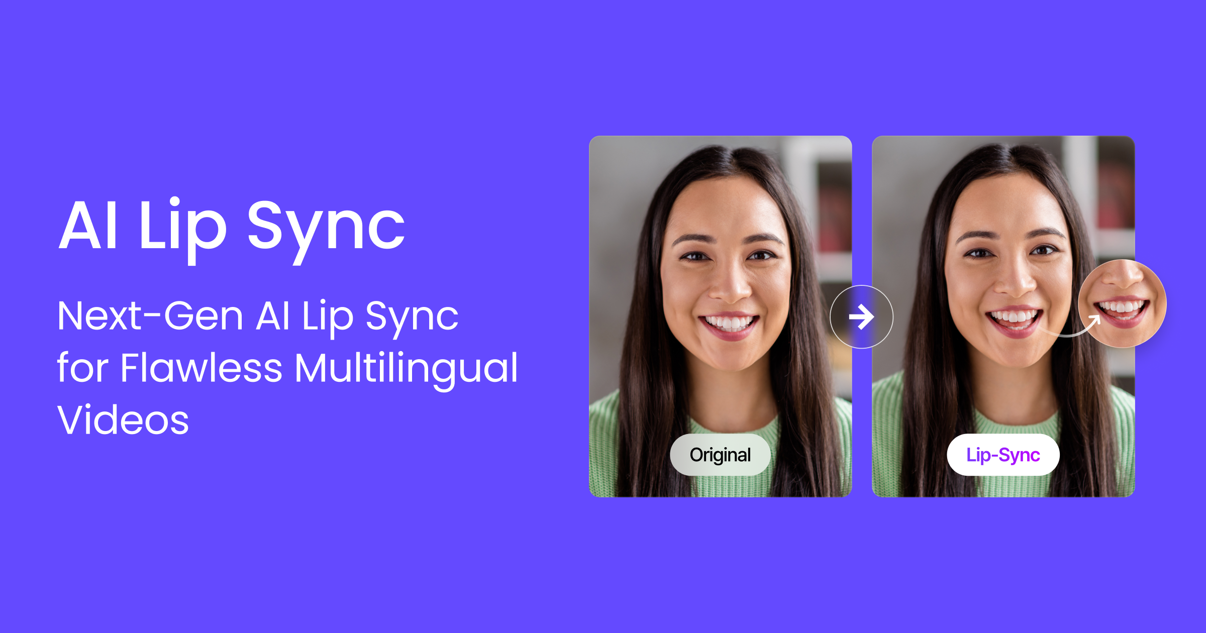 Perso AI Lip Sync - Next-Gen AI Lip Sync for Flawless Multilingual Videos