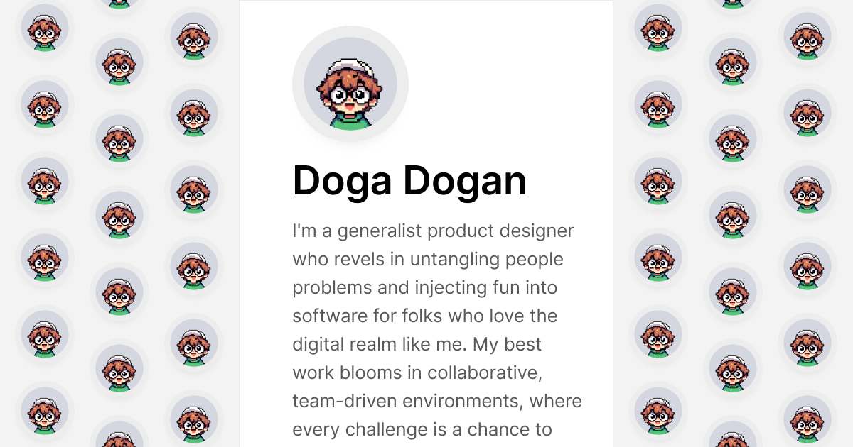 Doga Dogan | Product Designer