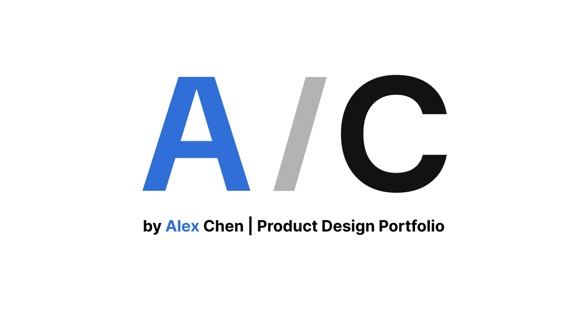 by Alex Chen | Design & Research Portfolio