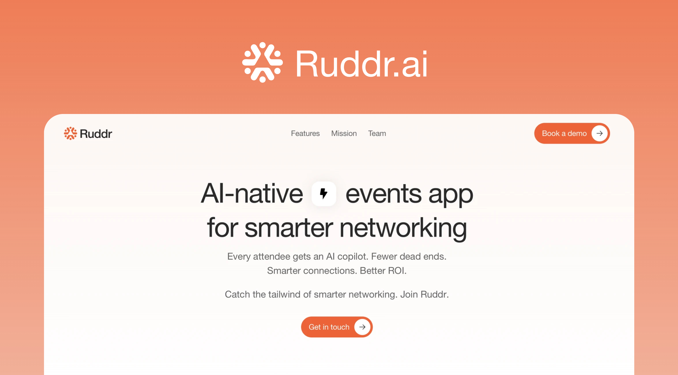 Ruddr.ai | AI-Powered Events & Community Networks