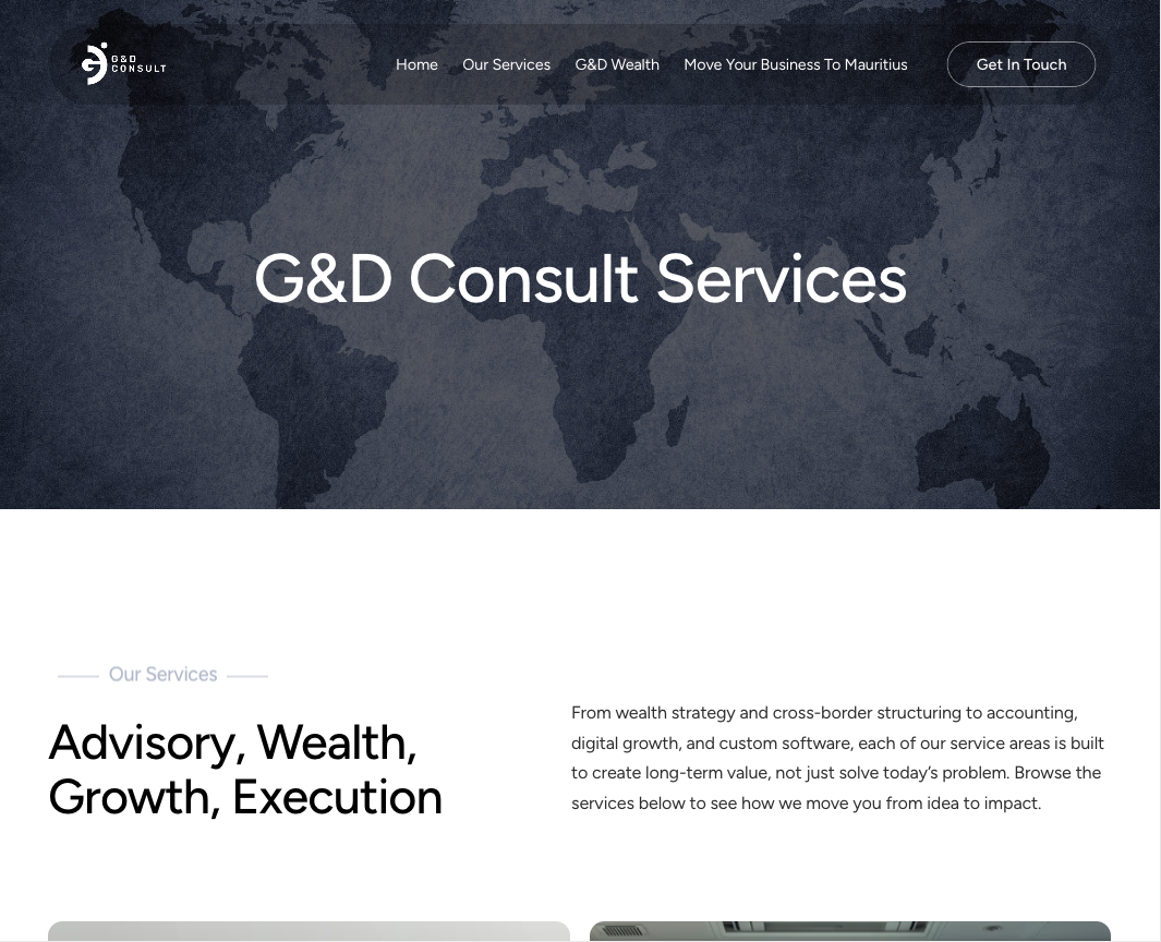 G&D Consult | Our Services