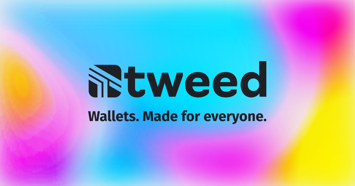 Tweed. Wallets made for everyone