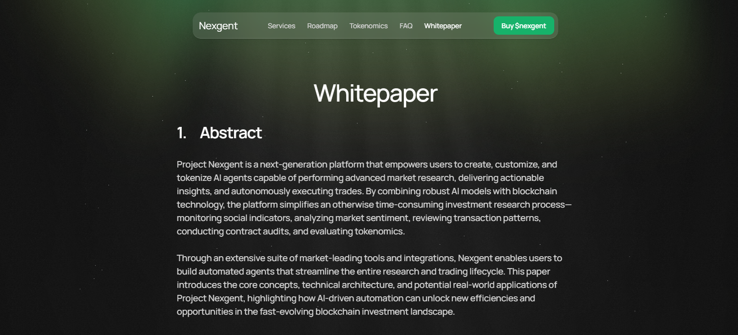 Nexgent - Whitepaper
