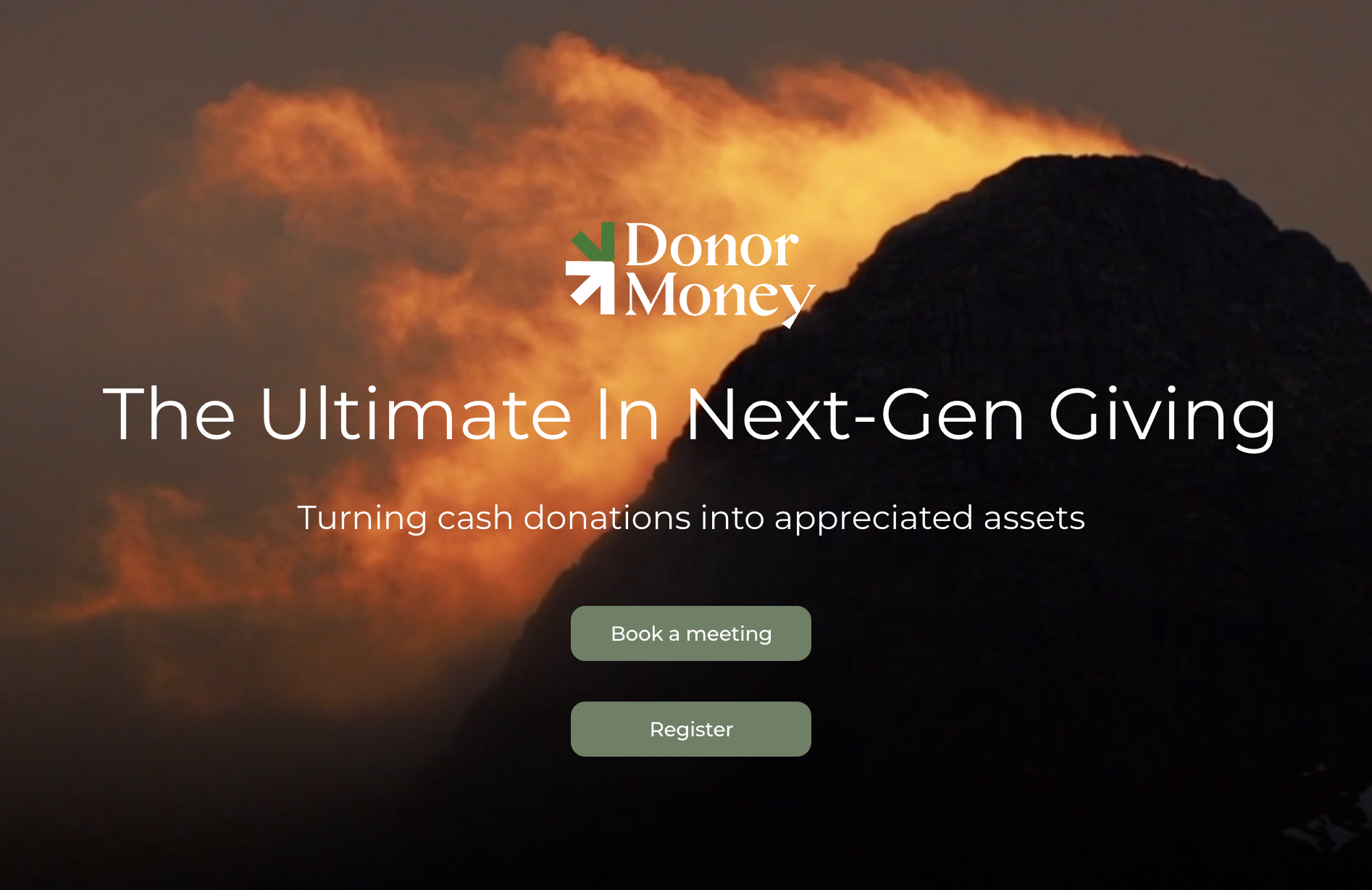 Donor Money - Turning Cash Donations into Appreciated & Impactful Assets