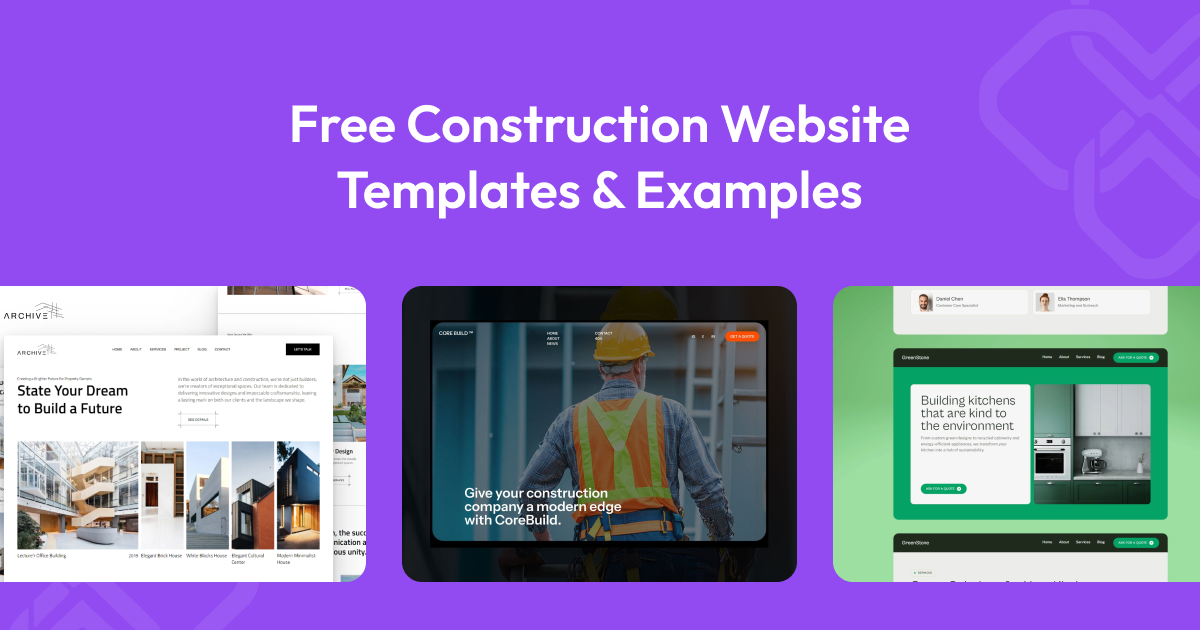 Free Construction Website Templates & Examples