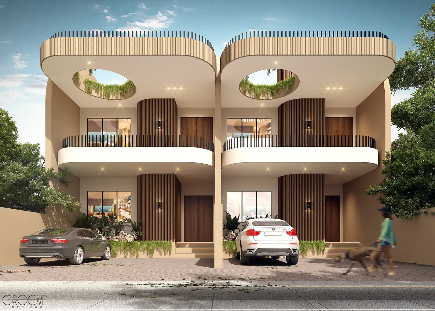 Mr. Mahaveer | Elevation Design - Groove Designs