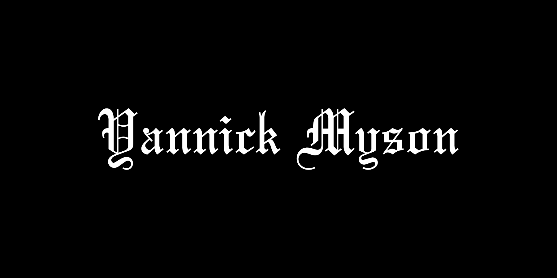 Yannick Myson - Underground Entrepreneur & Brand Engineer